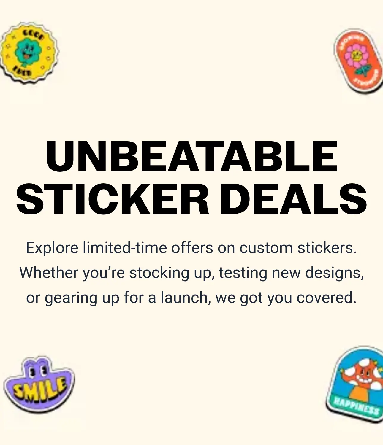 Sticker Deals: Up to 50% Off Custom Stickers & Decals | Vinyl Status